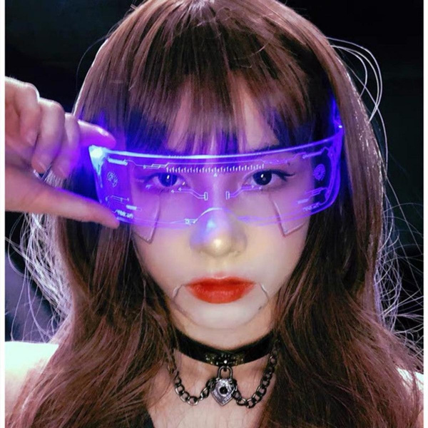 Colorful Luminous LED Glasses for Music Bar KTV Neon Party Christmas ...