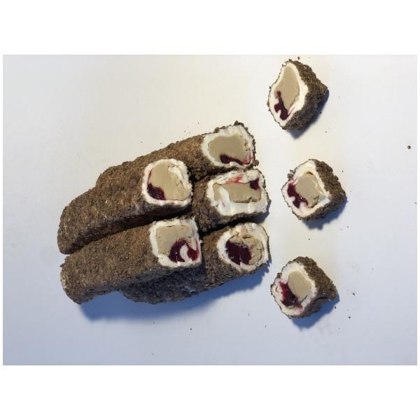 Sultan Wrapped Turkish Delight With Raspberry Sauce And Hazelnut Cream ...