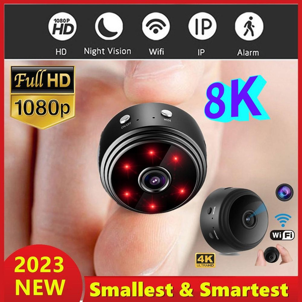 2023 New Upgrade Best 4K Camera Mini WiFi Spy Camera 1080P HD Wireless ...
