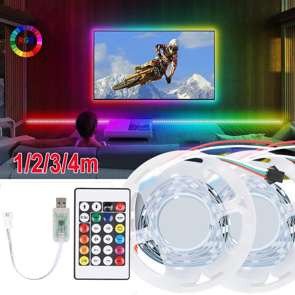 LED Light Strip Remote Control RGB 5050 TV Backlight Flexible Led Strip ...
