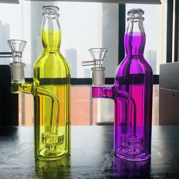 Protable New Soda bottle Glass Rig Dab Rig Water Pipe Smoking Hookah ...
