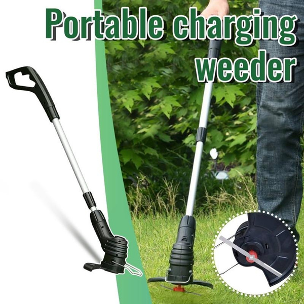 Mini Electric Trimmer for Grass Lawnmower Greenworks Handheld Cordless ...