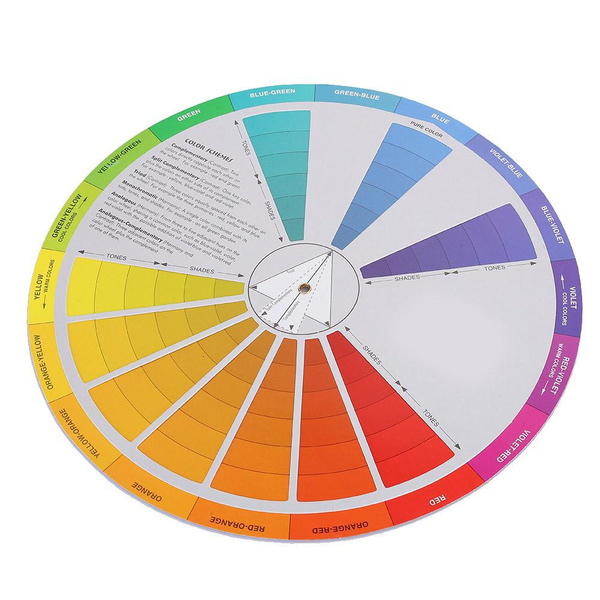 (23cm Diameter) Color Wheel Tattoo Color Wheel Pigment Color Wheel ...
