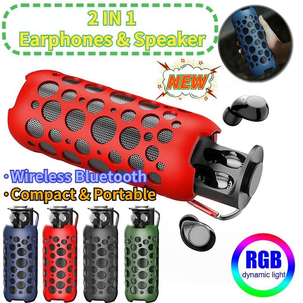 2 in 1 Wireless Bluetooth Earphones Speaker Mini Wireless Earphone ...