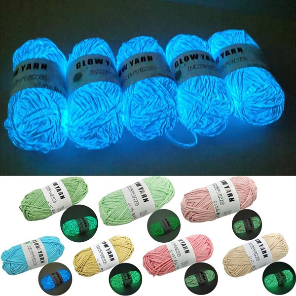 New Functional Luminous Yarn Glow in the Dark Polyester DIY Hand ... New Functional Luminous Yarn Glow in the Dark Polyester DIY Hand ...