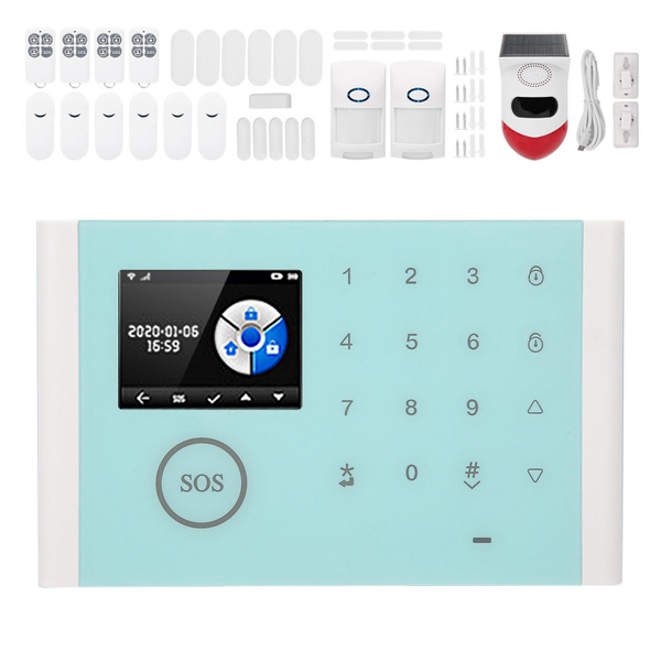 Home Burglar Alarm, Call Alarm Remote Monitoring Multi Function SMS ...