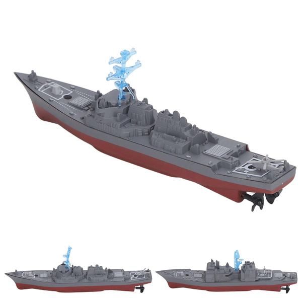 Remote Control Warship, Waterproof Fully Sealed Remote Control Ship ...