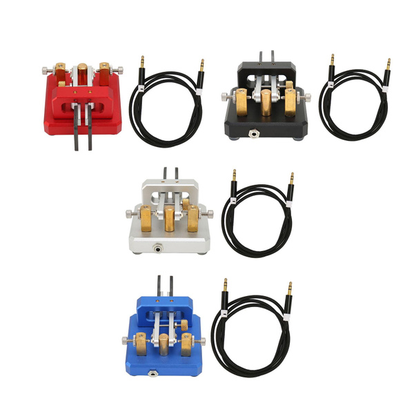 Morse Key Double Paddle Automatic Shortwave Portable CW Morse Telegraph ...