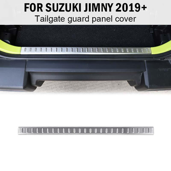 Rear Bumper Tailgate Inner Panel Protector Cover Trim Metal Trunk ...