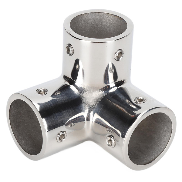 3 Way Pipe Connector, Corner Tee Joint Standard Size Stable 3mm Wall ...