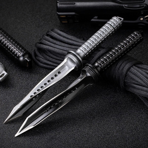 13"/7.5" Jagdkommando Twisted Tri Edge Dagger Bead Blast SPECIAL FORCE ...