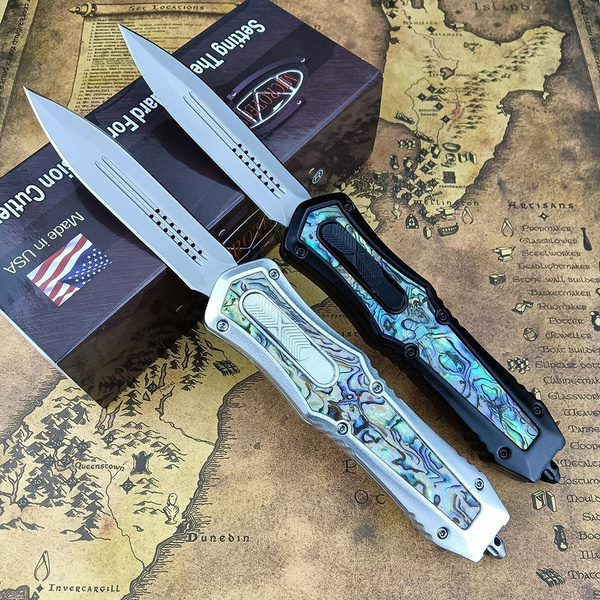 New 2023 OTF Spring Automatic Knife Switch Blade Straight Out of The ...