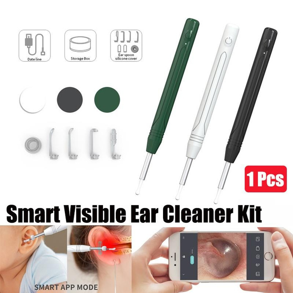 1 Pcs Rechargeable Smart Visible Ear Cleaner Wireless Ear Wax Removal ...