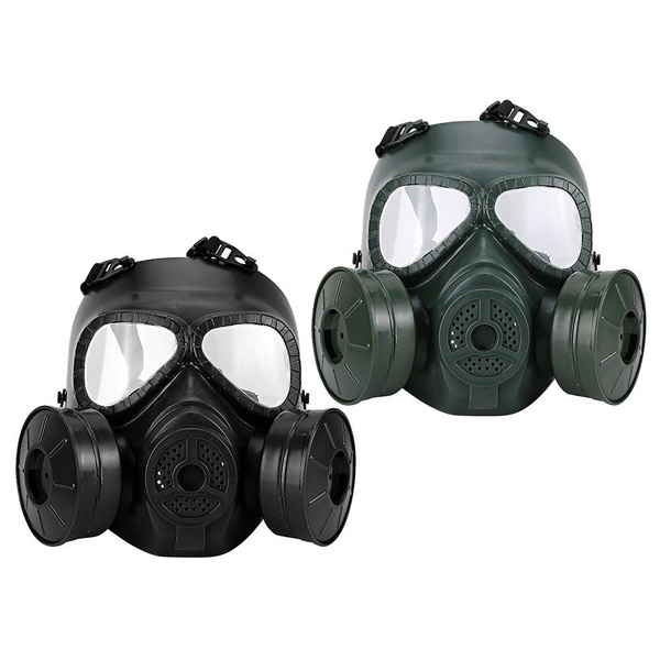 Reality CS Field Protective Helmet Full Face Gas Mask Military Commando ...