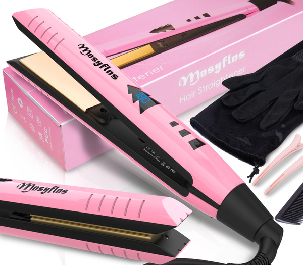 Hair Straightener, Portable 2-in-1 Flat Iron Hair Straightener and ...