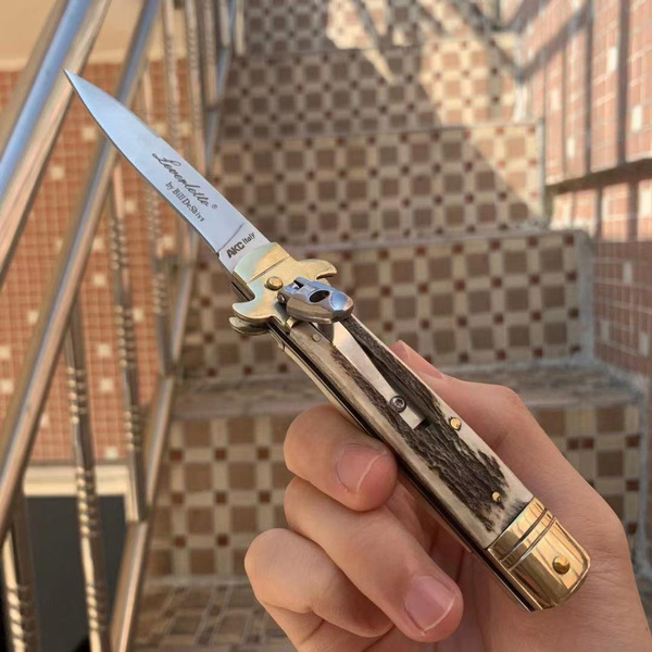 NEW AUTO Classic Italian Mafia AKC Godfather Stiletto Switch Blade ...