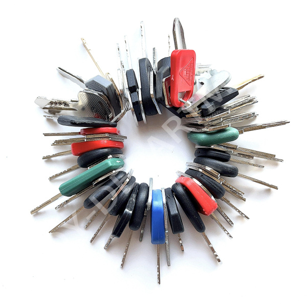 50PCS Heavy Equipment Ignition Key, Construction Master Key Set ...
