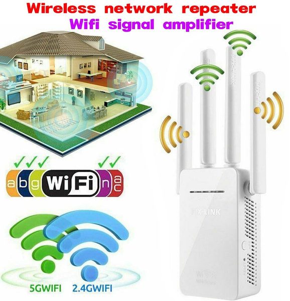 300Mbps WiFi Range Extender Repeater Wireless Amplifier Router Signal ...