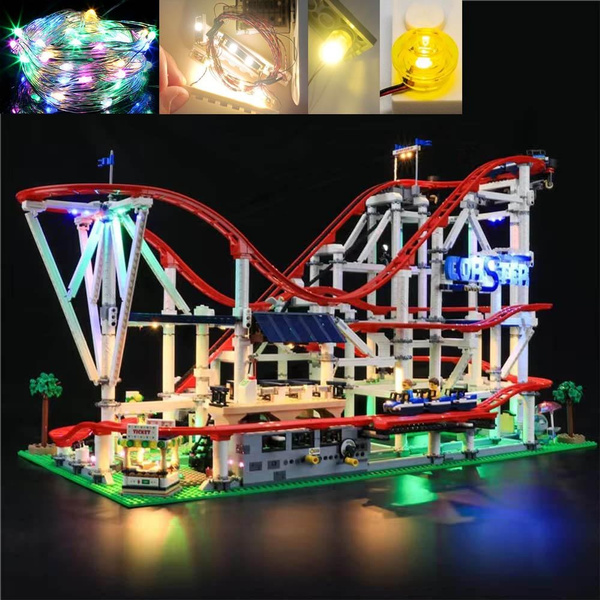 USB Light Kit for LEGO Roller Coaster 10261 Building Blocks Brick-Not ...