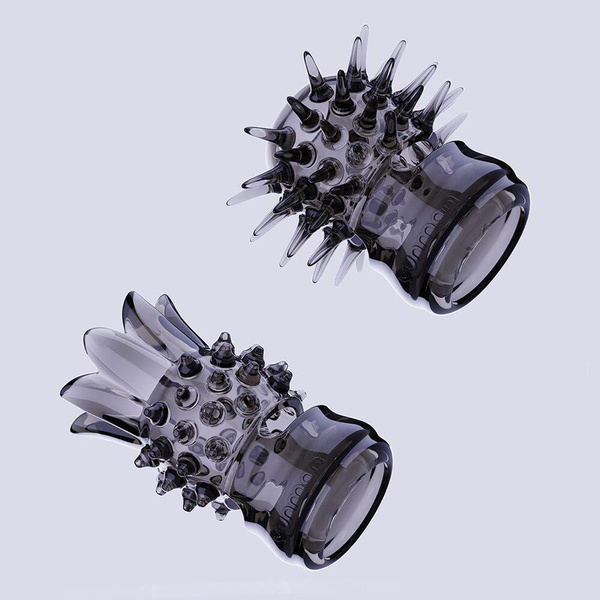 2pcs Penis Sleeves Semen Lock Ring Dense Massage Bumps Stimulate Female G-spot Delay Ejaculation ...