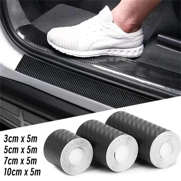 (3/5/7/10cm x 5m) 3D Carbon Fiber Vinyl Car Wrap Sheet Roll Car Sticker ...
