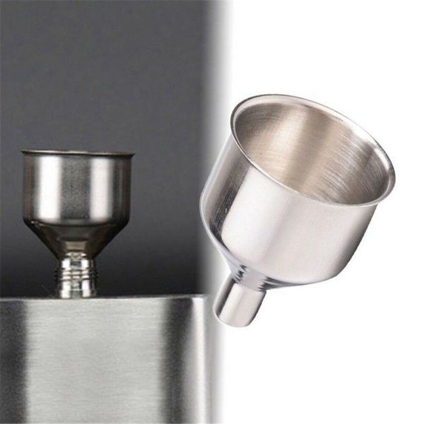 1PC Funnel 2 inch Stainless Steel Portable Mini Small Mouth Funnels Bar ...
