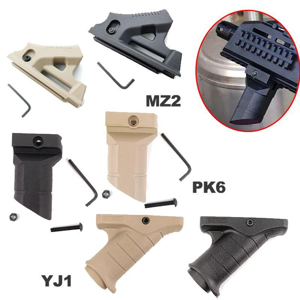 New Mini Vertical Grip Front Foregrip Outdoor Shooting Handguard 20mm ...