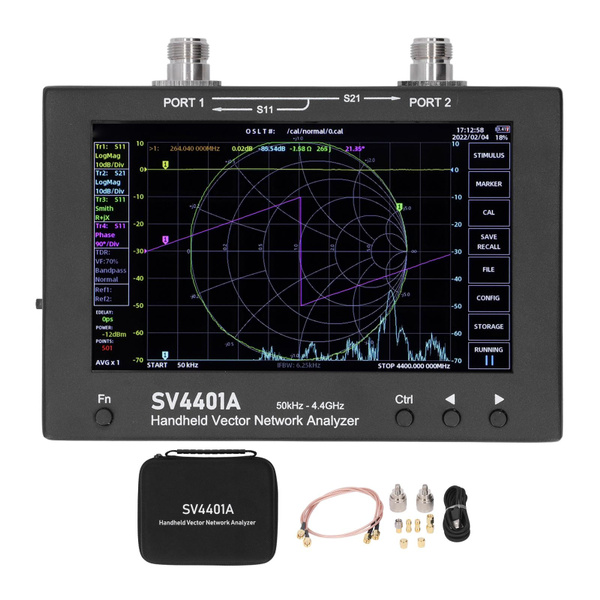 Vector Analyzer, Capacitive Touch VNA Antenna Analyzer 7 Variable IF ...