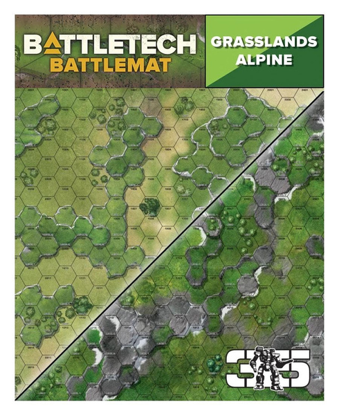 BattleTech Battle Map: Grasslands Alpine | Wish