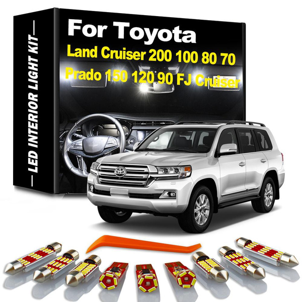 Super Bright 6000K White Canbus LED Interior Light Kit For Toyota Land ...