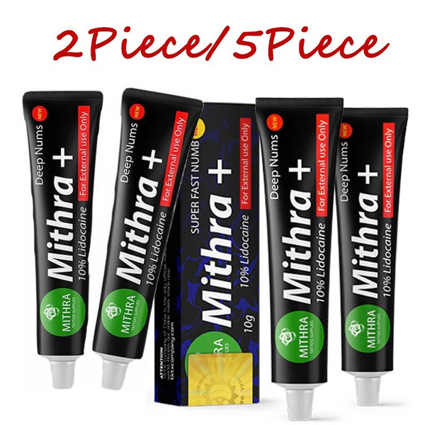 2 Piece or 5 Piece Tattoo Numbing Cream 10% Lidocaine Skin Anesthetic ...