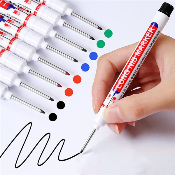 8Pcs/Set 20MM Long Head Markers Marking Pen Permanent Paint Pen Set for ...