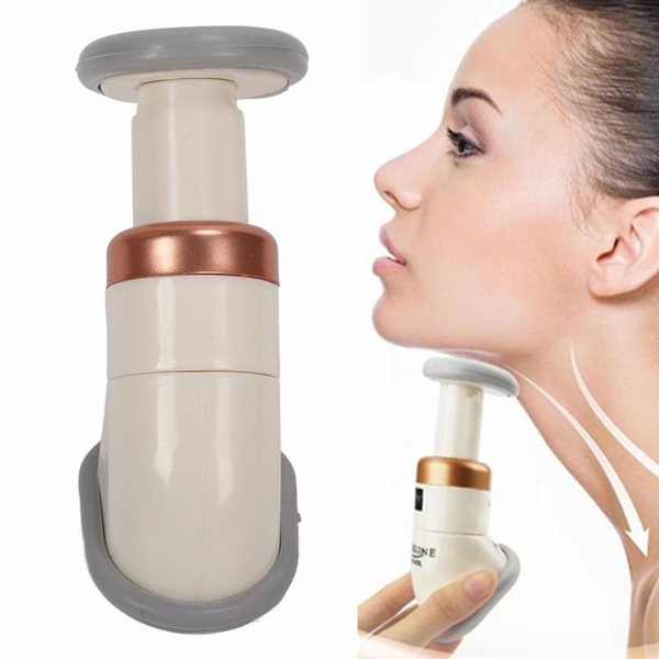 Neckline Slimmer & Toning Massager System, Double Chin Remover Facial ...