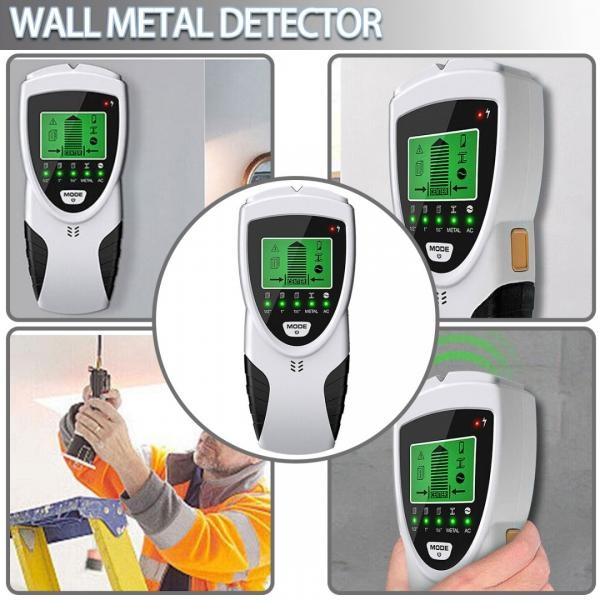 New Stud Finder 5 in 1 Electronic Stud Sensor Beam Joist Finder Wall ...