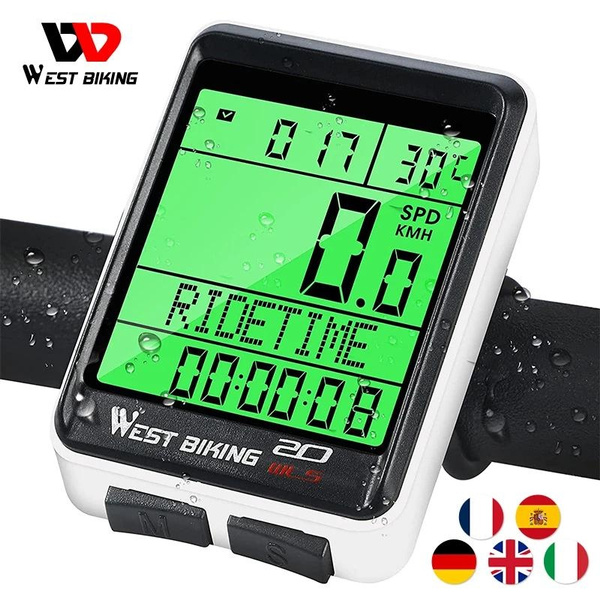 WEST BIKING Bicycle Wireless Computer MTB Road Bike Odometer ...