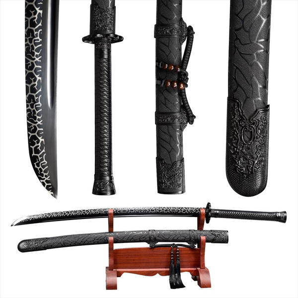 Full Tang katana Hand forged Super Sharp Combat sword High performance ...