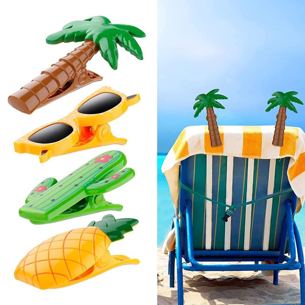 2023 Beach Towel Clips Beach Chair Clips Jumbo for Pool Lounge Chair ...