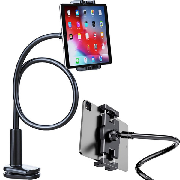 Large Size Bed Tablet Stand Holder Flexible Arm Clip Tablet Mount ...