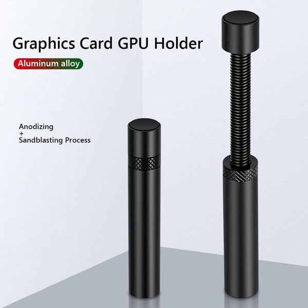 Graphics Card GPU Holder Support Adjustable Rotary Screw Aluminum Alloy ...