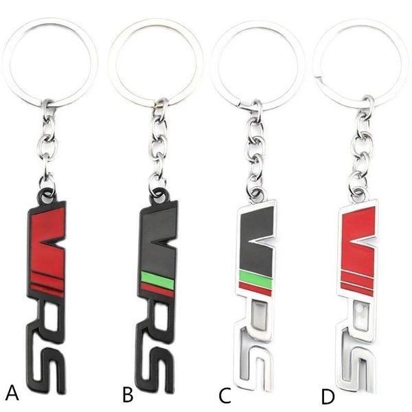 Auto Keychain Key Pendant Chain Holder for Skoda VRS Logo Octavia Tour ...