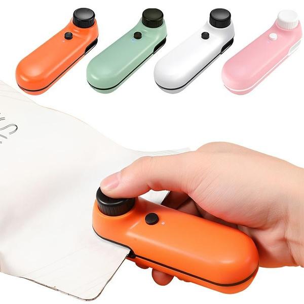 1PC Mini Bag Sealer Rechargeable Chip Bag Sealer Hot Bond Sealer ...