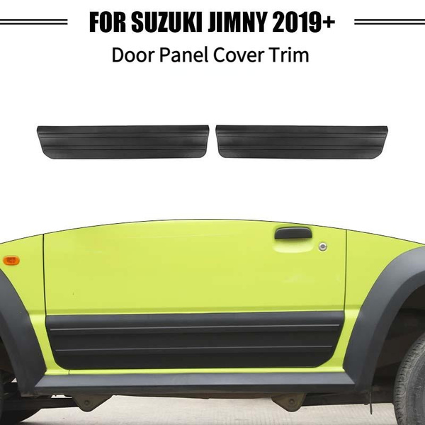 Black Exterior Door Panel Cover Trim Door Panel Protector Frame ...