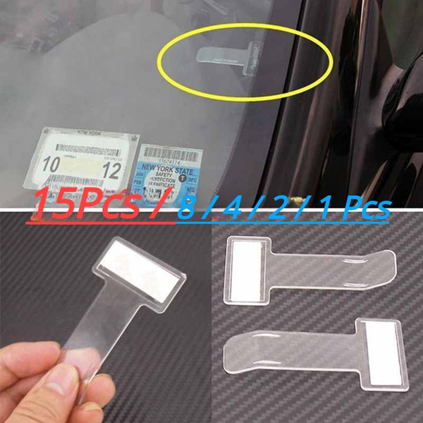 15 / 8 / 4 / 2 / 1 Pcs Car Vehicle Parking Ticket Permit Holder Clip ...