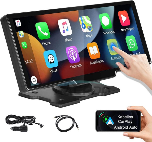 10.26inch 2K Car Portable Wireless c̄árpláy Android Auto Touch Screen ...