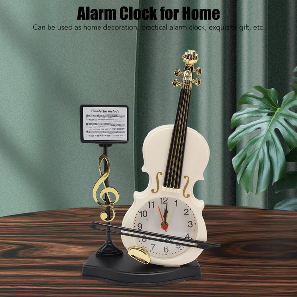 Violin Alarm Clock Appearance Innovative Alarm Clock for Home Living ...