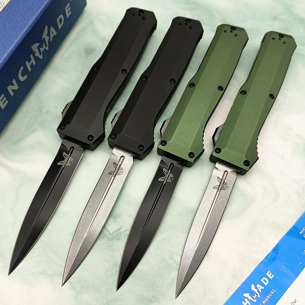 8" Benchmade 4700 OTF Automatic Knife D/E Butterfly Knife T6-6061 ...