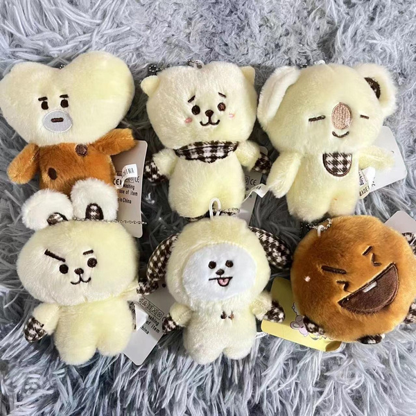 10CM/20CM Kpop BTS Bangtan Boys BT21 Kawaii Plush Doll Toy TATA COOKY CHIMMY Stuffed Animal ...