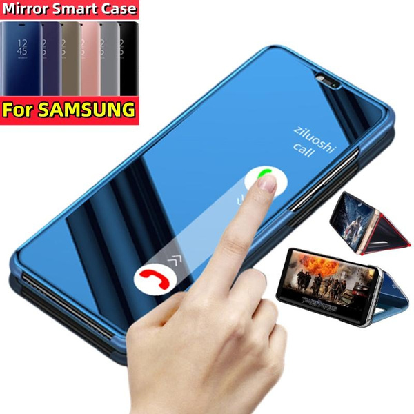Luxury Mirror Smart Phone Case,For Samsung Galaxy A24 5G A54 A34 PU ...