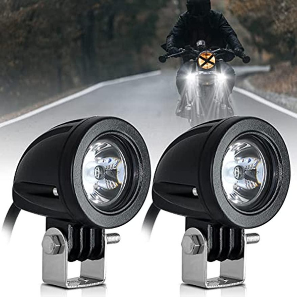 2 Inch LED Motorcycle Driving Lights,6000K Spotlights LED Round Light ...