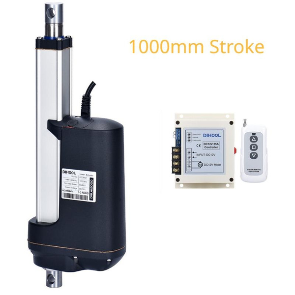 1000MM Stroke Electric Linear Actuator Set with C8 Controller 200kg ...